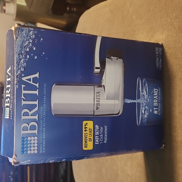 Brita | Kitchen | New Brita Water Filter Chrome Silver Faucet Mount ...